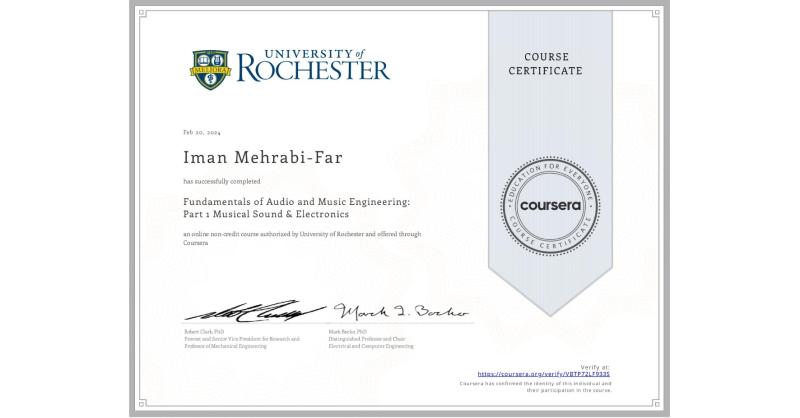Iman Mehrabi Far on LinkedIn: Completion Certificate for Fundamentals ... Iman Mehrabi Far on LinkedIn: Completion Certificate for Fundamentals ...