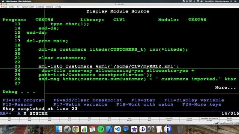 Coding in RPG (IBM i/AS400). Using xml-into to import XML documents ... Coding in RPG (IBM i/AS400). Using xml-into to import XML documents ...