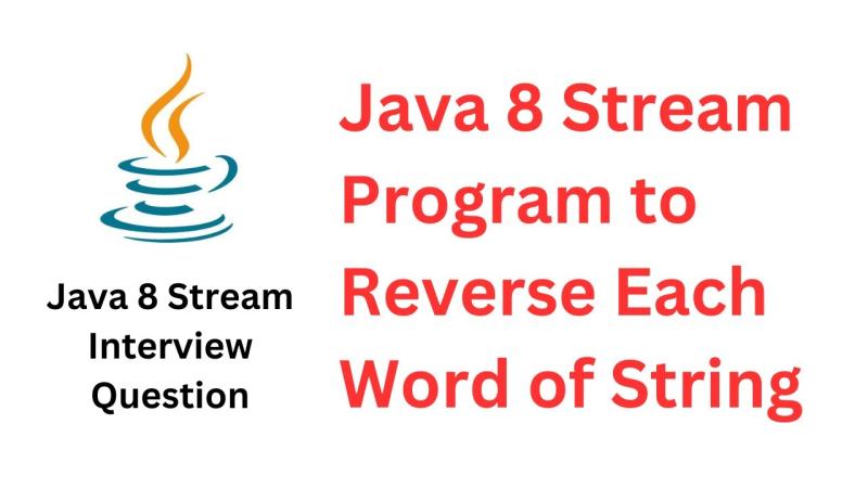 Ramesh Fadatare on LinkedIn: Java 8 Stream Program to Reverse Each Word ... Ramesh Fadatare on LinkedIn: Java 8 Stream Program to Reverse Each Word ...