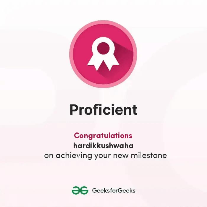 Hardik Kushwaha on LinkedIn: #geeksforgeeks #authorbadge # ... Hardik Kushwaha on LinkedIn: #geeksforgeeks #authorbadge # ...
