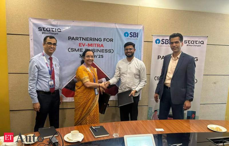 Statiq partners with SBI to boost EV charging station financing - ET ... Statiq partners with SBI to boost EV charging station financing - ET ...