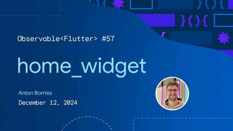 Anton Borries on LinkedIn: home_widget | Observable Flutter #57 Anton Borries on LinkedIn: home_widget | Observable Flutter #57