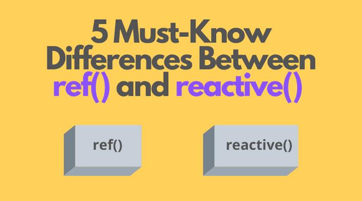 Dmitri Pavlutin on LinkedIn: 5 Must-Know Differences Between ref() and ... Dmitri Pavlutin on LinkedIn: 5 Must-Know Differences Between ref() and ...