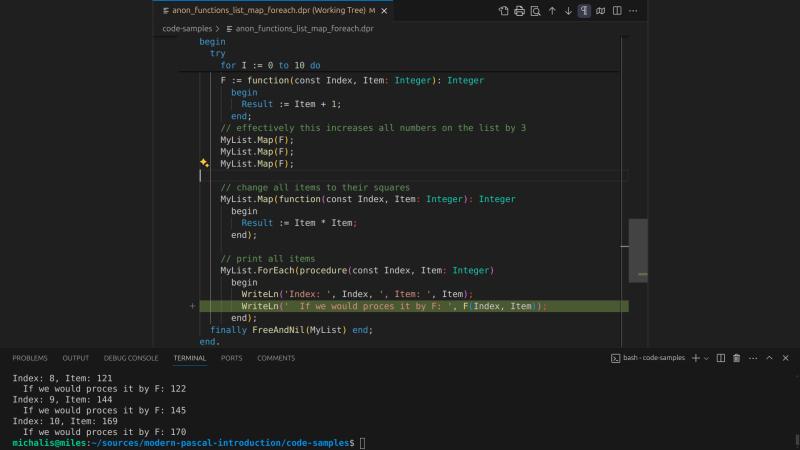 Updates to Modern Object Pascal Introduction – anonymous functions ... Updates to Modern Object Pascal Introduction – anonymous functions ...