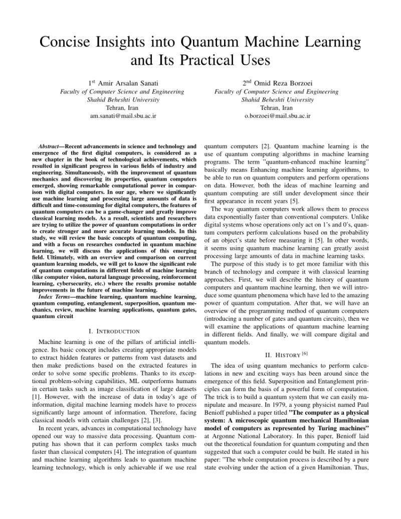 Amir Arsalan Sanati on LinkedIn: (PDF) Concise Insights into Quantum ... Amir Arsalan Sanati on LinkedIn: (PDF) Concise Insights into Quantum ...