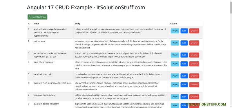 Angular 17 CRUD Application Tutorial Example | Hardik Savani Angular 17 CRUD Application Tutorial Example | Hardik Savani