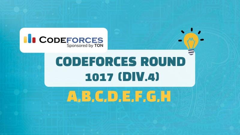 Codeforces Round 1017 (Div. 4) Solutions A To H (Arabic) | Hamza Hassanain Codeforces Round 1017 (Div. 4) Solutions A To H (Arabic) | Hamza Hassanain
