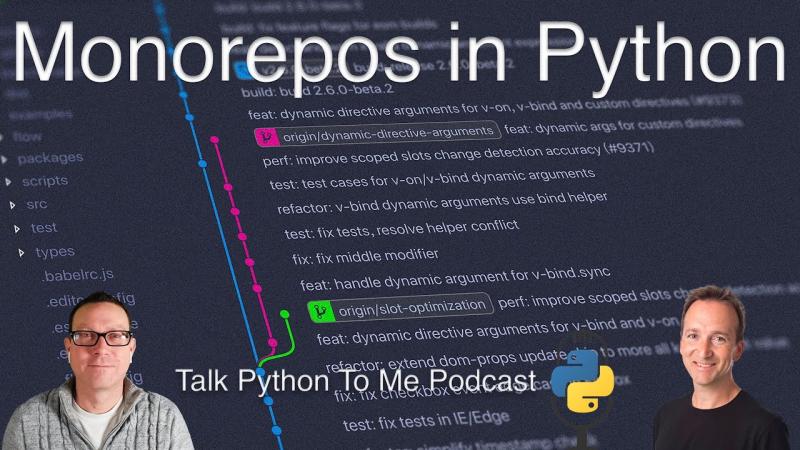 David Vujic on LinkedIn: Monorepos in Python - Talk Python Livestream David Vujic on LinkedIn: Monorepos in Python - Talk Python Livestream