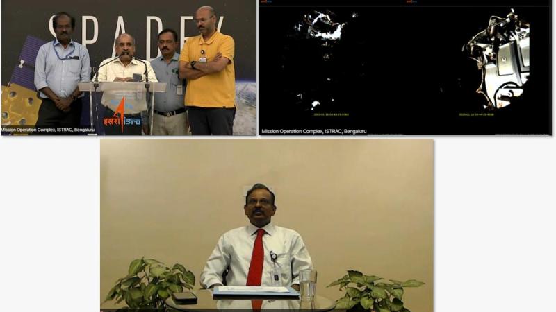 ISRO successfully executes SpaDeX docking experiment; India joins elite ... ISRO successfully executes SpaDeX docking experiment; India joins elite ...