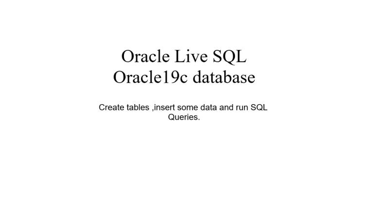 Nasir Daud Ahmad on LinkedIn: Oracle SQL create table and select ... Nasir Daud Ahmad on LinkedIn: Oracle SQL create table and select ...