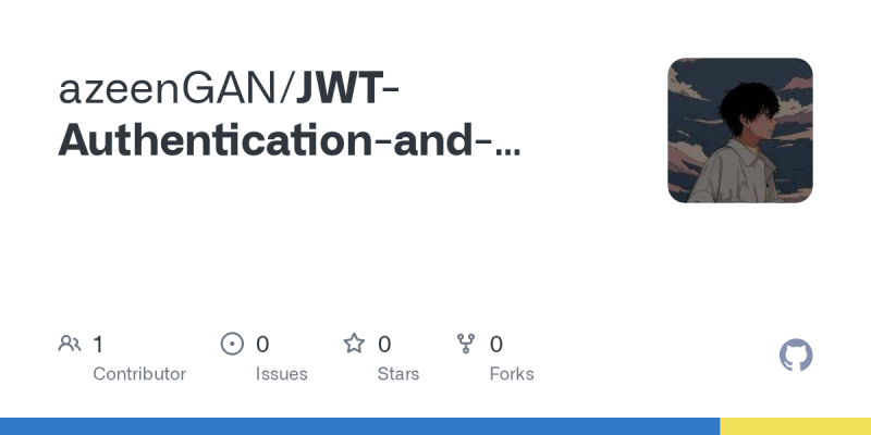 Aazeen Ahmad on LinkedIn: GitHub - azeenGAN/JWT-Authentication-and ... Aazeen Ahmad on LinkedIn: GitHub - azeenGAN/JWT-Authentication-and ...