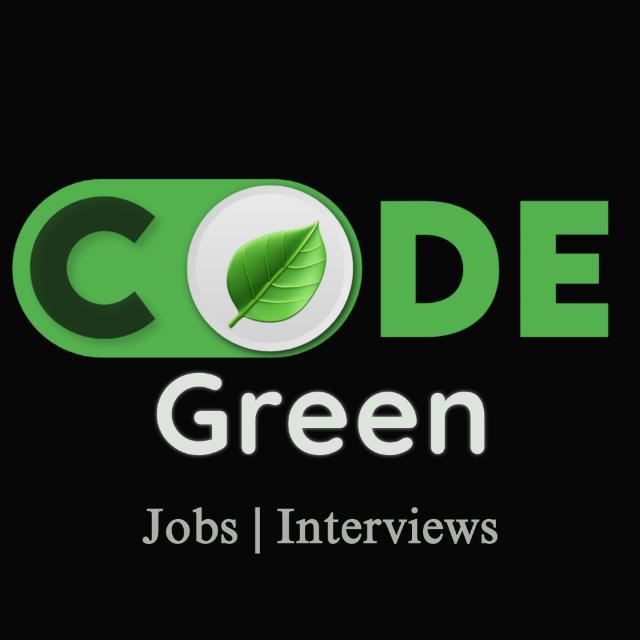 CodeGreen-Tech Jobs-Interview Guides | WhatsApp Channel | Manish Thakurani CodeGreen-Tech Jobs-Interview Guides | WhatsApp Channel | Manish Thakurani