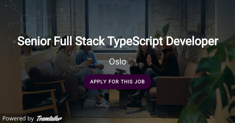Tina Ulbrich on LinkedIn: Senior Full Stack TypeScript Developer ... Tina Ulbrich on LinkedIn: Senior Full Stack TypeScript Developer ...