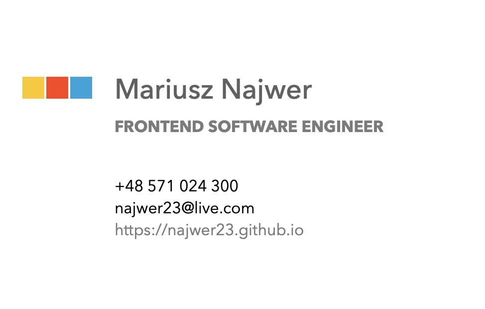 Mariusz Najwer | Mariusz Najwer Mariusz Najwer | Mariusz Najwer
