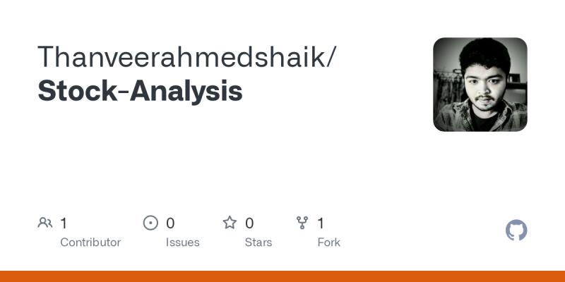Thanveer Ahmed Shaik on LinkedIn: GitHub - Thanveerahmedshaik/Stock ... Thanveer Ahmed Shaik on LinkedIn: GitHub - Thanveerahmedshaik/Stock ...