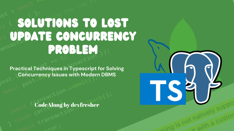 Usman Soliu on LinkedIn: Fixing Lost Update Concurrency Issue Usman Soliu on LinkedIn: Fixing Lost Update Concurrency Issue