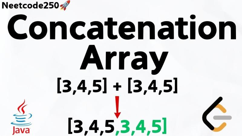 Concatenation Of Array | Leetcode 1929 | java | Piyush Raj Concatenation Of Array | Leetcode 1929 | java | Piyush Raj
