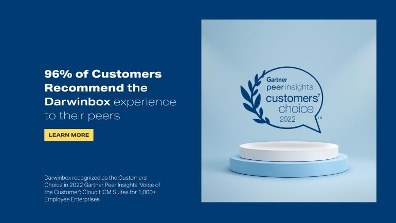 Jay Samson on LinkedIn: Darwinbox named #1 Customers’ Choice for 2024 ... Jay Samson on LinkedIn: Darwinbox named #1 Customers’ Choice for 2024 ...