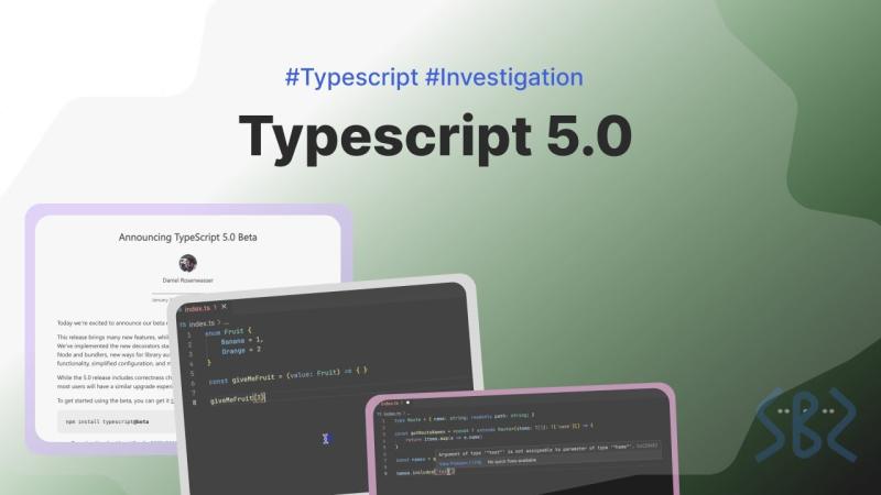 Typescript 5.0 versiyonunu incelediğim videoya bakmanızı tavsiye ederim ... Typescript 5.0 versiyonunu incelediğim videoya bakmanızı tavsiye ederim ...