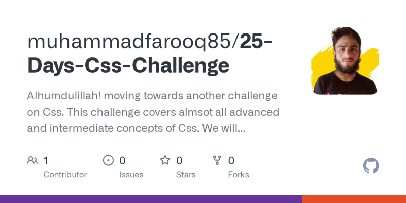 Muhammad Farooq on LinkedIn: GitHub - Farooq85-dev/50-Days-Css ... Muhammad Farooq on LinkedIn: GitHub - Farooq85-dev/50-Days-Css ...