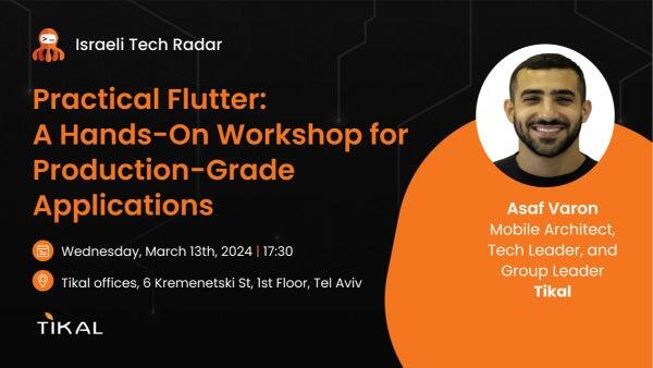 Tikal on LinkedIn: Practical Flutter: A Hands-On Workshop for ... Tikal on LinkedIn: Practical Flutter: A Hands-On Workshop for ...
