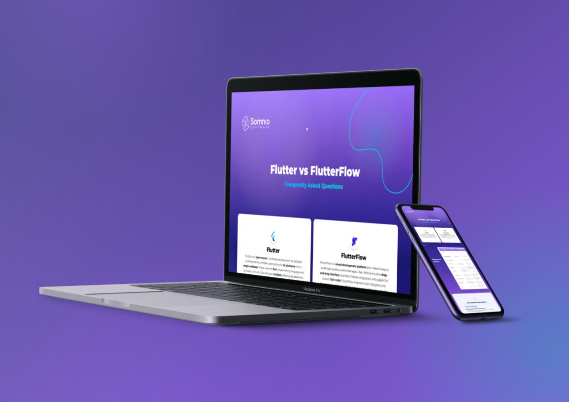 Flutter vs FlutterFlow | Somnio Software Flutter vs FlutterFlow | Somnio Software