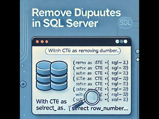 Rizwan Ansari on LinkedIn: Remove Duplicates in SQL Server FAST with ... Rizwan Ansari on LinkedIn: Remove Duplicates in SQL Server FAST with ...