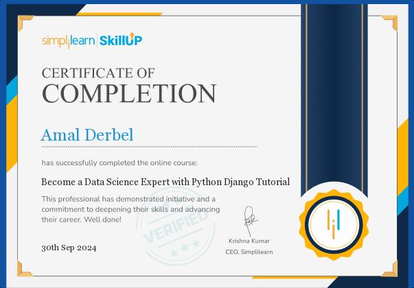 Amal Derbel on LinkedIn: Amal Derbel has successfully completed the ... Amal Derbel on LinkedIn: Amal Derbel has successfully completed the ...