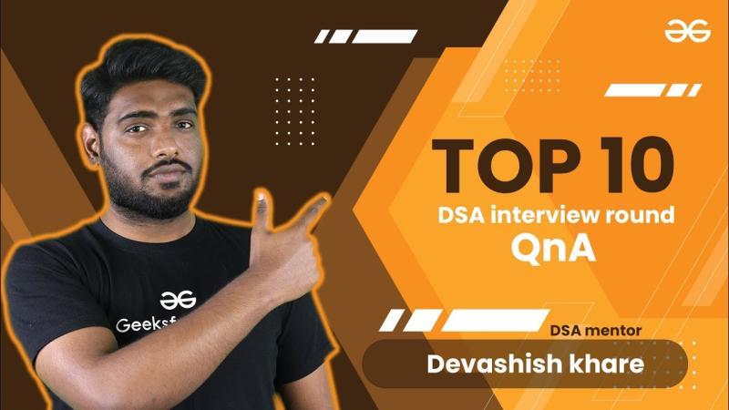 Devashish Khare on LinkedIn: Top 10 DSA Topics | Master these To Ace In ... Devashish Khare on LinkedIn: Top 10 DSA Topics | Master these To Ace In ...