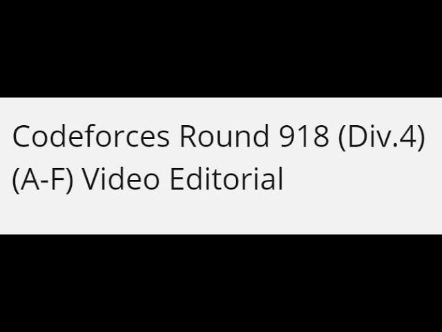 I solved 6 problems in Codeforces Round 918 Div.4 | Aniket More posted ... I solved 6 problems in Codeforces Round 918 Div.4 | Aniket More posted ...