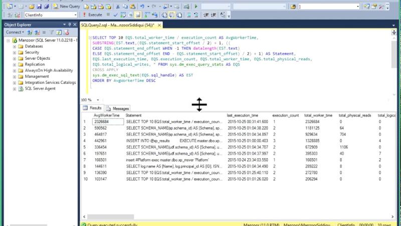Find Queries Consuming Highest CPU Utilization in SQL Server [HD ... Find Queries Consuming Highest CPU Utilization in SQL Server [HD ...