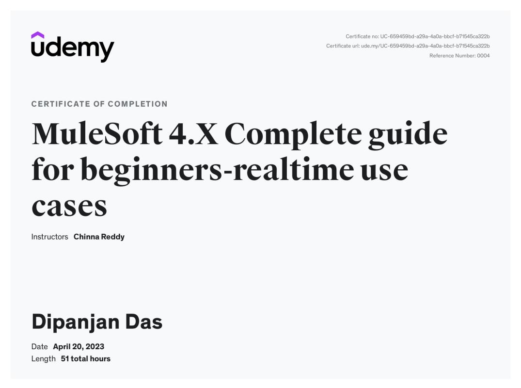 Dipanjan Das on LinkedIn: Udemy Course Completion Certificate Dipanjan Das on LinkedIn: Udemy Course Completion Certificate