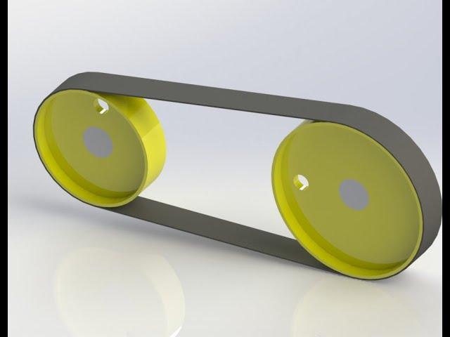 ammar alarashi on LinkedIn: flat belt drive design in Solid Works ammar alarashi on LinkedIn: flat belt drive design in Solid Works