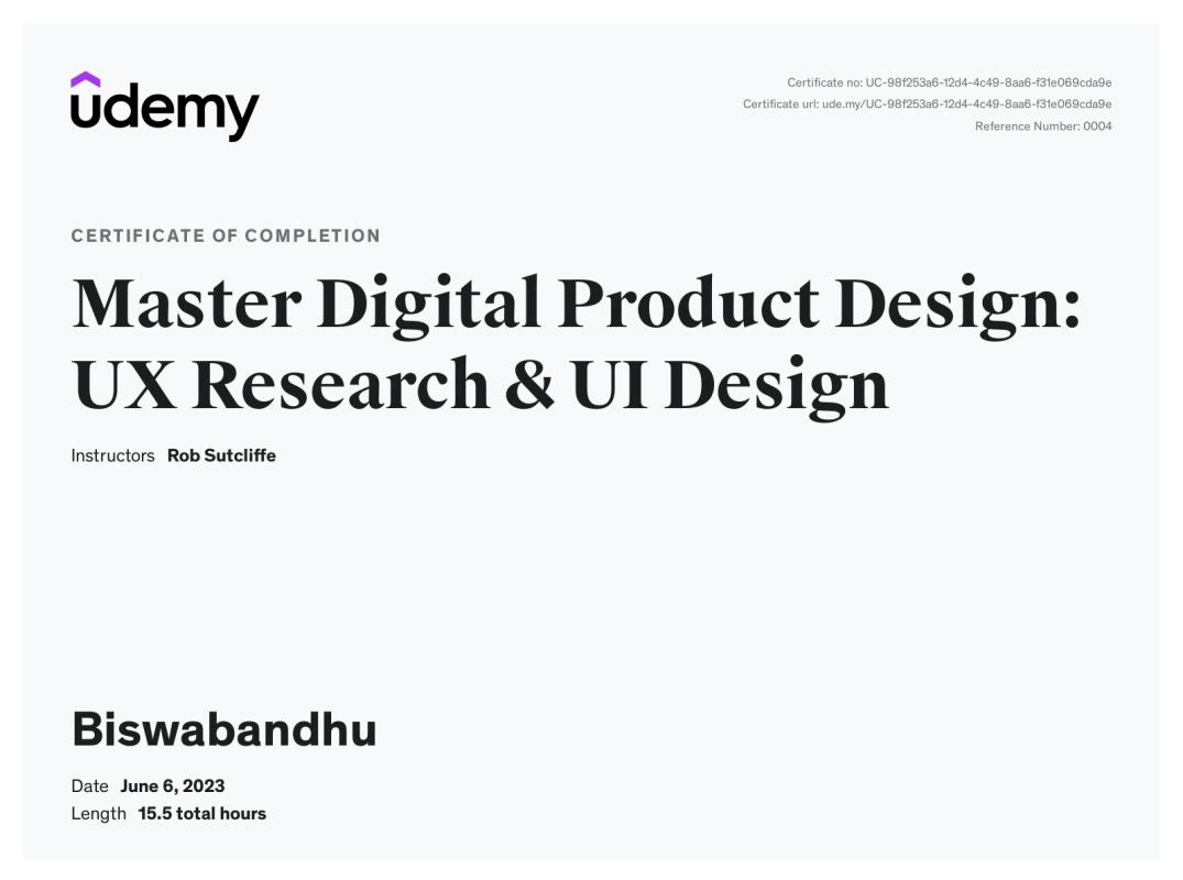 Biswabandhu Behera on LinkedIn: Udemy Course Completion Certificate Biswabandhu Behera on LinkedIn: Udemy Course Completion Certificate