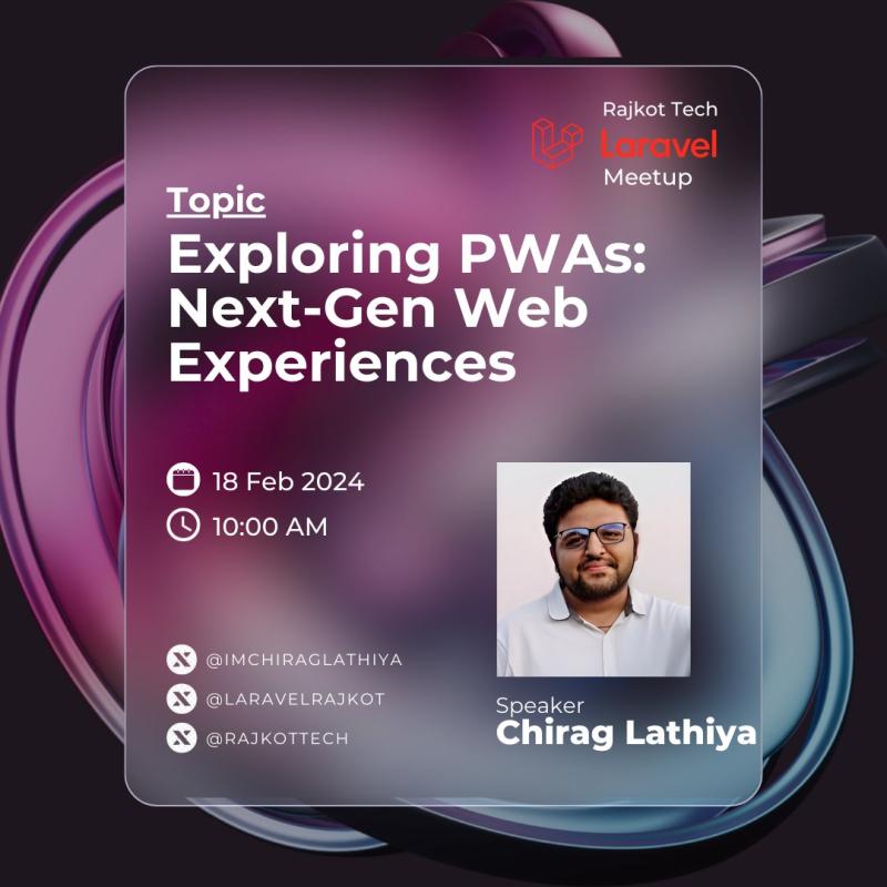 Chirag Lathiya on LinkedIn: Laravel Rajkot - @LaraconIN (@LaravelRajkot ... Chirag Lathiya on LinkedIn: Laravel Rajkot - @LaraconIN (@LaravelRajkot ...