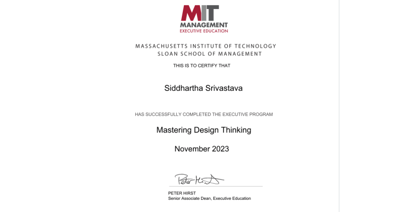 Siddhartha Srivastava on LinkedIn: Mastering Design Thinking ... Siddhartha Srivastava on LinkedIn: Mastering Design Thinking ...