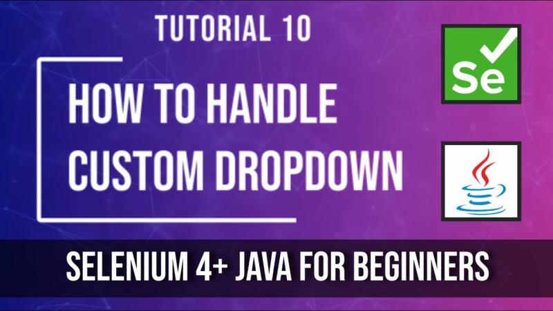 The Automation E2E Academy on LinkedIn: How to Handle Custom Dropdown ... The Automation E2E Academy on LinkedIn: How to Handle Custom Dropdown ...