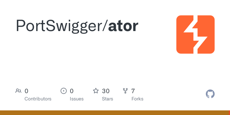 Hany Soliman on LinkedIn: GitHub - PortSwigger/ator Hany Soliman on LinkedIn: GitHub - PortSwigger/ator