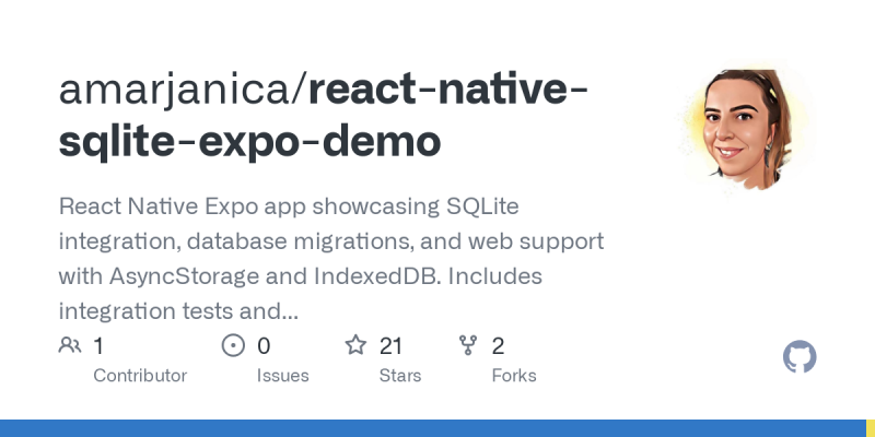 Ana Bujan on LinkedIn: GitHub - amarjanica/react-native-sqlite-expo ... Ana Bujan on LinkedIn: GitHub - amarjanica/react-native-sqlite-expo ...