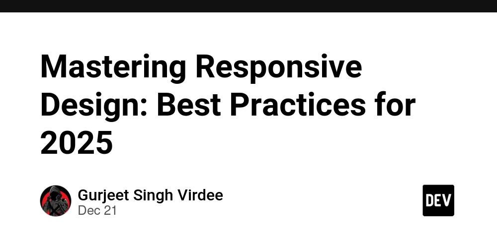 Gurjeet Singh Virdee on LinkedIn: Mastering Responsive Design: Best ... Gurjeet Singh Virdee on LinkedIn: Mastering Responsive Design: Best ...
