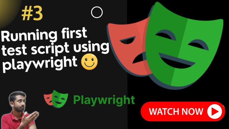 Running our first test script using Playwright | Sumit Goyal Running our first test script using Playwright | Sumit Goyal