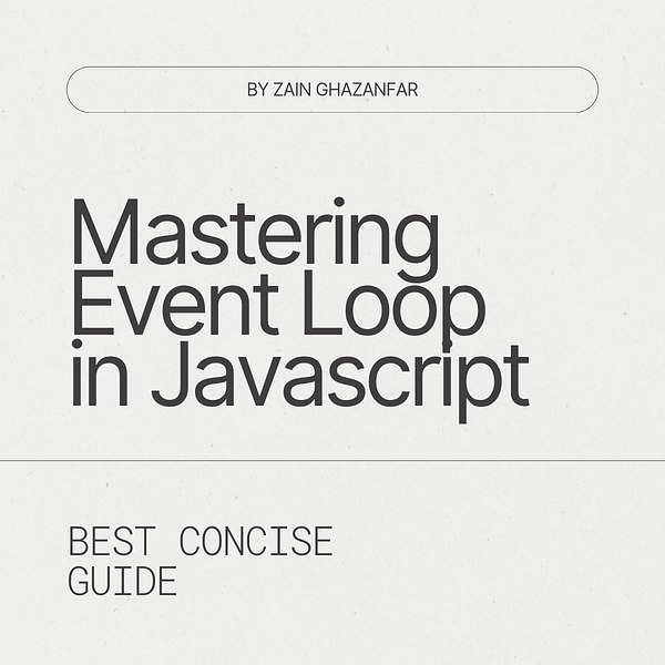 Zain Ghazanfar on LinkedIn: What is the Event Loop and How Does it Work? Zain Ghazanfar on LinkedIn: What is the Event Loop and How Does it Work?