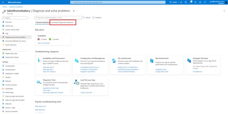 Announcing Conversational Diagnostics (Preview) on Windows App Services ... Announcing Conversational Diagnostics (Preview) on Windows App Services ...
