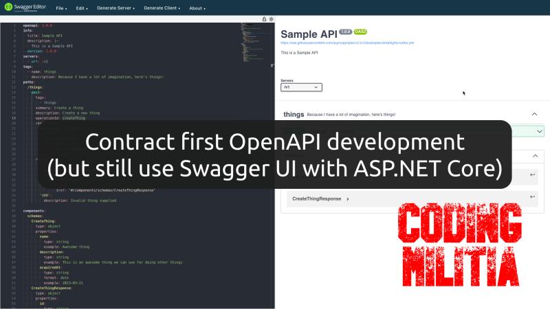 Ramakanth G. on LinkedIn: Contract first OpenAPI development (but still ... Ramakanth G. on LinkedIn: Contract first OpenAPI development (but still ...