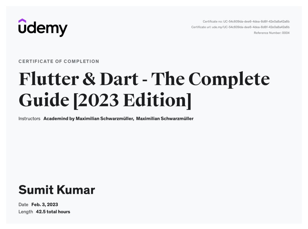 Sumit Jaiswal on LinkedIn: Udemy Course Completion Certificate Sumit Jaiswal on LinkedIn: Udemy Course Completion Certificate