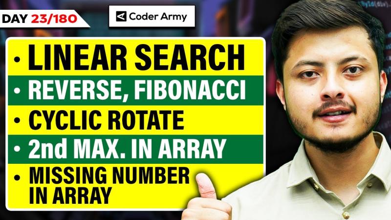 Nitin Shekhawat on LinkedIn: Lecture 17: Master Arrays By Solving Problems Nitin Shekhawat on LinkedIn: Lecture 17: Master Arrays By Solving Problems
