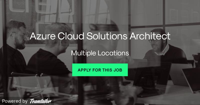 Emil Ehrs on LinkedIn: Senior Azure Architect - Redeploy Emil Ehrs on LinkedIn: Senior Azure Architect - Redeploy