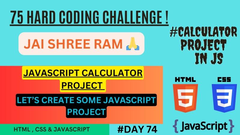 JAVASCRIPT CALCULATOR PROJECT. DAY 74 - 75 HARD CODING CHALLENGE ... JAVASCRIPT CALCULATOR PROJECT. DAY 74 - 75 HARD CODING CHALLENGE ...