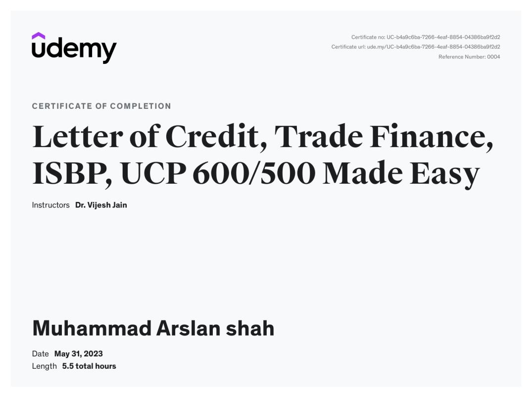 Arslan Shah on LinkedIn: Udemy Course Completion Certificate Arslan Shah on LinkedIn: Udemy Course Completion Certificate