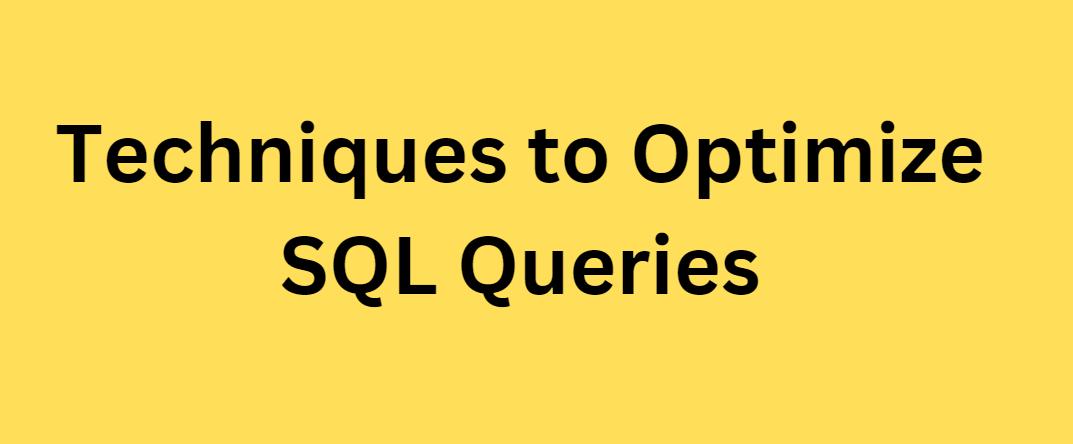 Vishal Barvaliya on LinkedIn: Optimizing SQL Queries: 25 Techniques for ... Vishal Barvaliya on LinkedIn: Optimizing SQL Queries: 25 Techniques for ...